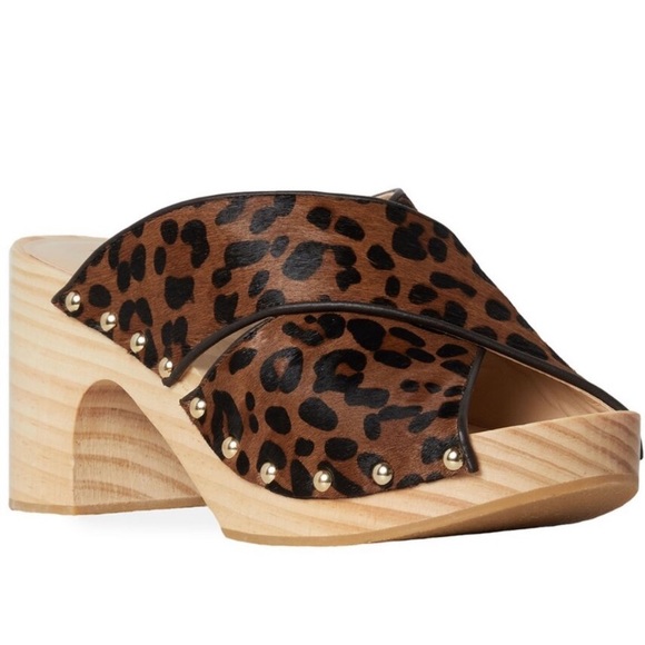 PAIGE | Shoes | Nwot Paige Jules Genuine Calf Hair Leather Clog | Poshmark